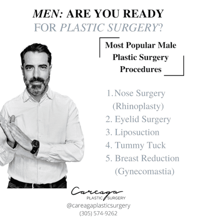 5 Most Popular Cosmetic Surgical Procedures for Men | Careaga Plastic ...
